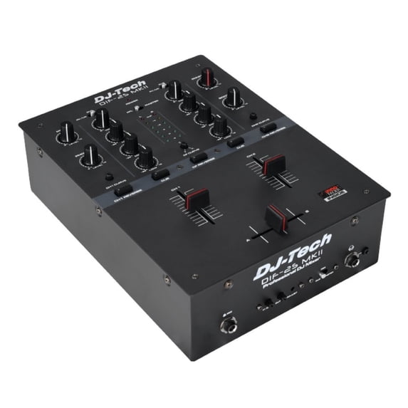 DJ Tech, 2 DJ Mixer, Black, One Size DIF2SMKII - Walmart.com