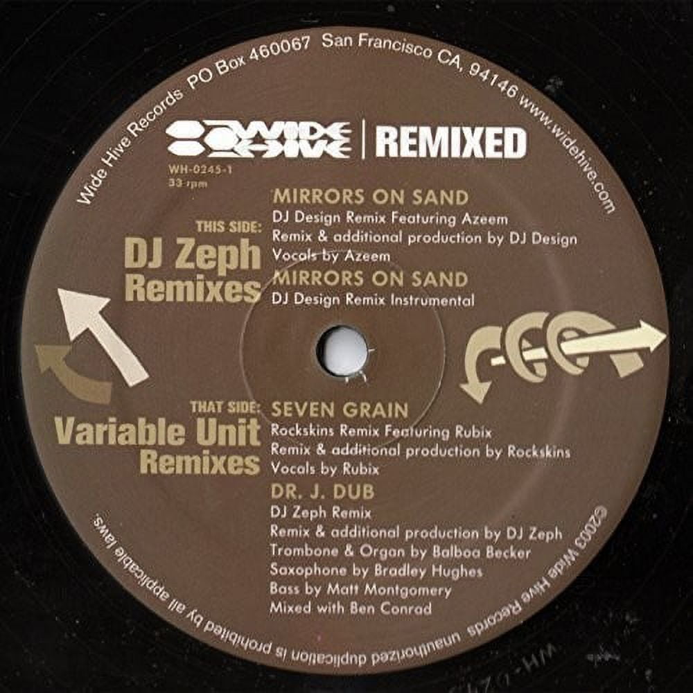 DJ Zeph / Variable Unit - DJ Zeph / Variable Unit - Remixes - Music ...