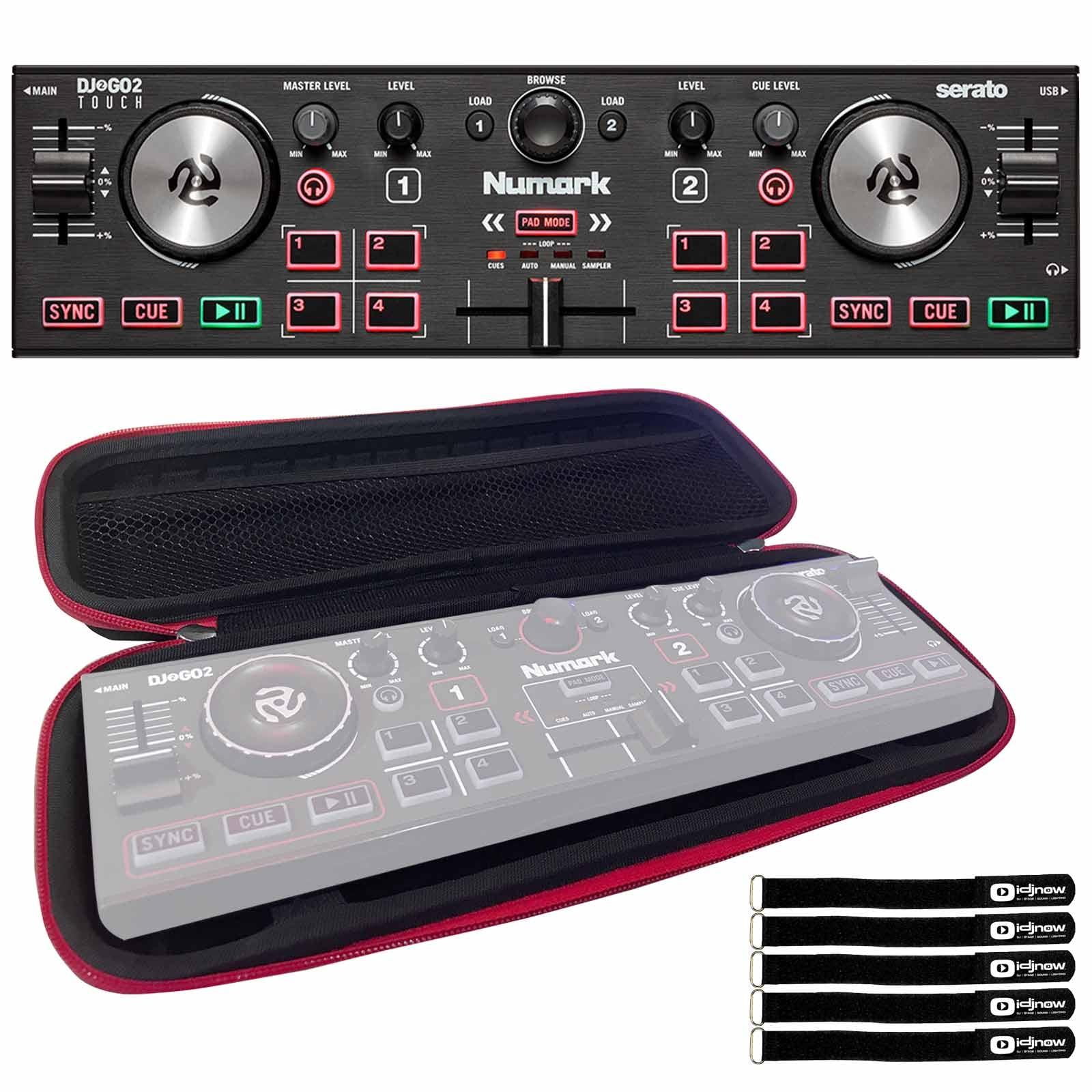 DJ2GO2 Touch Pocket 2-Channel DJ Controller w EVA Travel Case - Walmart.com