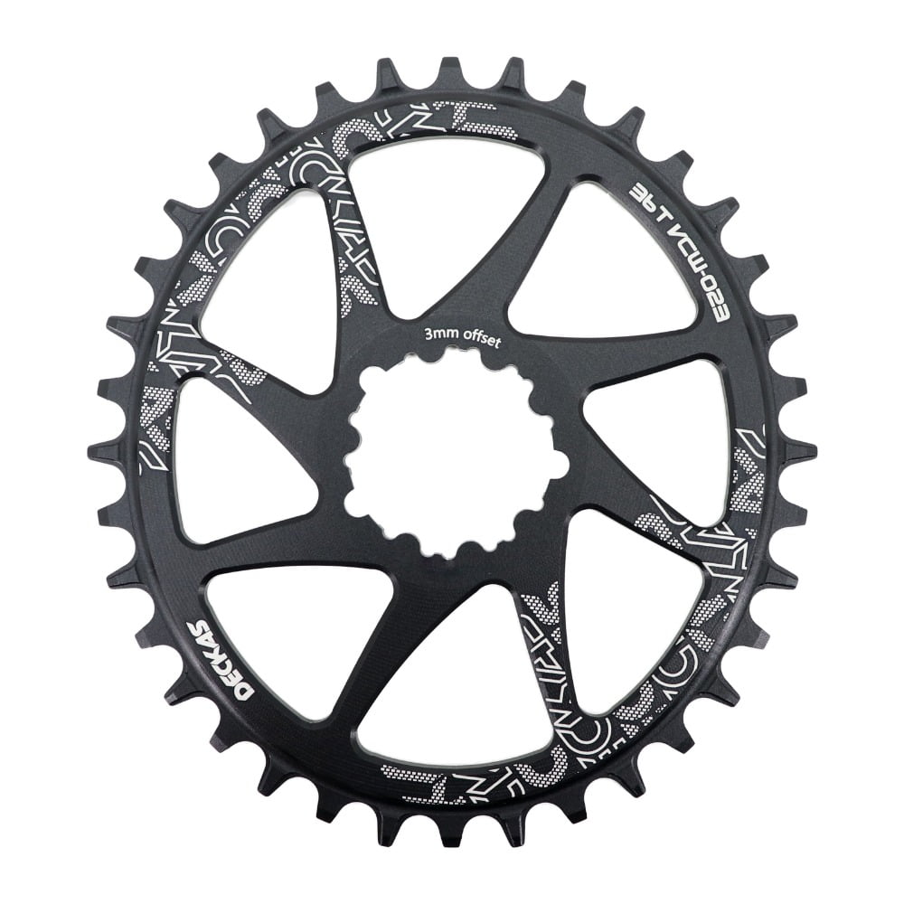 DJC Bike Oval Chainring GXP 3mm 6mm Offset Direct Mount for Sram GXP ...