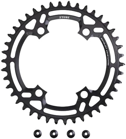 DJC Stone Chainring 110BCD for Sram Apex 4 Bolts Round Chainring 34 36 ...