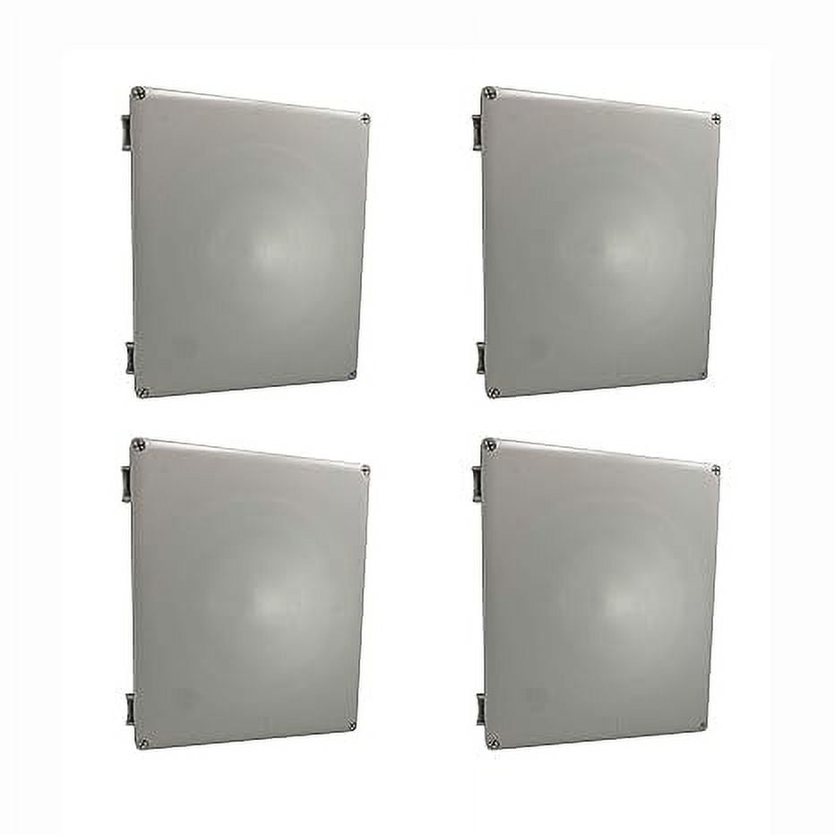 DJC Supply Co. 12"x10"x4" PS Plastic Weather & Dust Proof Junction ...