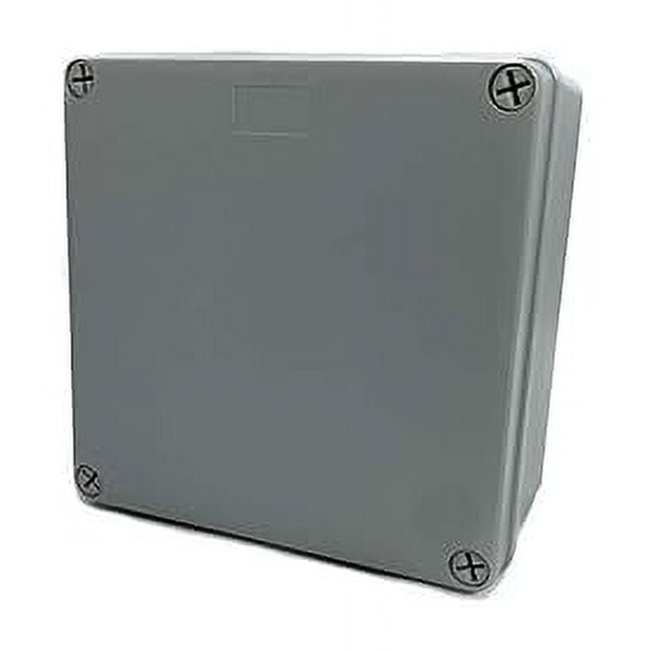 DJC Supply Co. 6" x 6" x 3" Weather & Dust Proof PS Plastic Junction ...