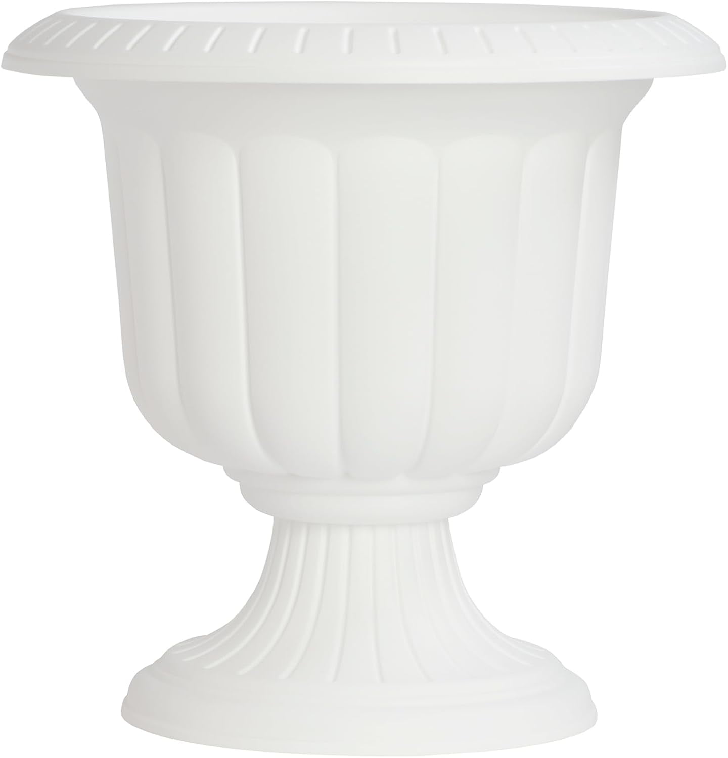 DJDG Indoor and Outdoor Classic Urn, White, 14-Inch - Walmart.com