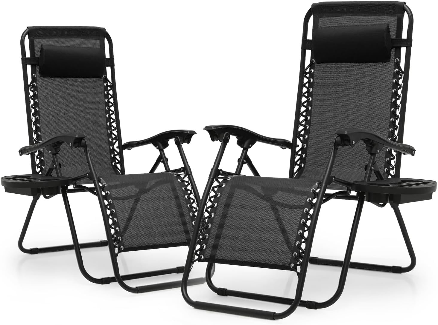 DJDG Zero Gravity Chair, Outdoor Lounge Chair with Adjustable Pillow ...