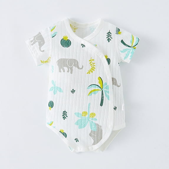 DJDLJWCJ Baby Cottons Short Sleeve Bodysuit 0-24M Crewneck Lightweight ...