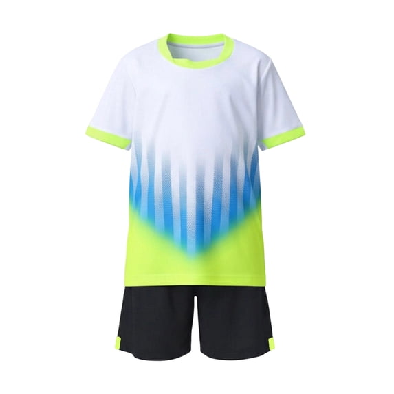 DJDLJWCJ Boys Outfit Sets 2 Piece Boys Casual T Shirt Mesh Quick Dry ...