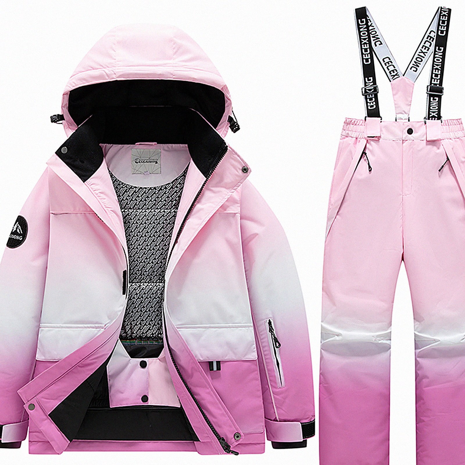 DJDLJWCJ Boys Ski Suit 2-Piece,Boys Snowsuit Waterproof Insulated ...