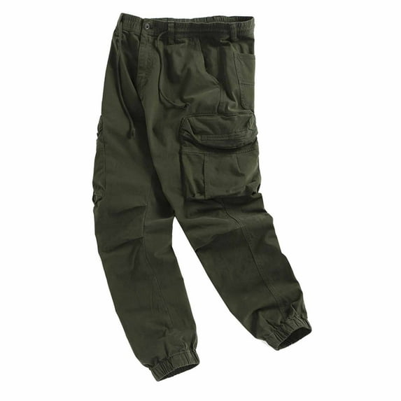 DJDLJWCJ Cargo Pants for Men Adjustable Waist Straight Leg Pants Multi ...