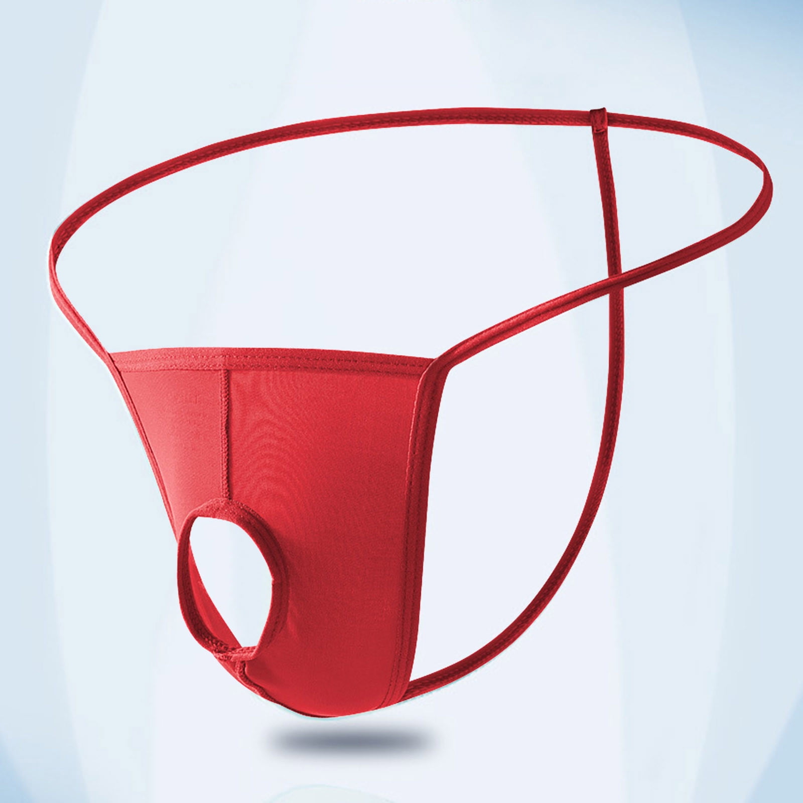 DJDLJWCJ Men's Thong Underwear for Men Sexy Elastic Waist Quick Dry Solid Breathable Lightweight ...