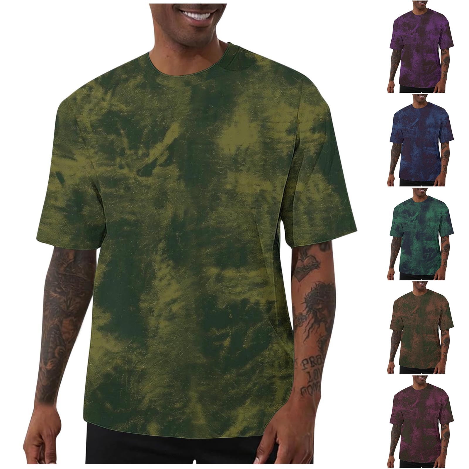 DJDLJWCJ Mens Athletic T Shirts Loose Fit Crewneck Lightweight Tee ...