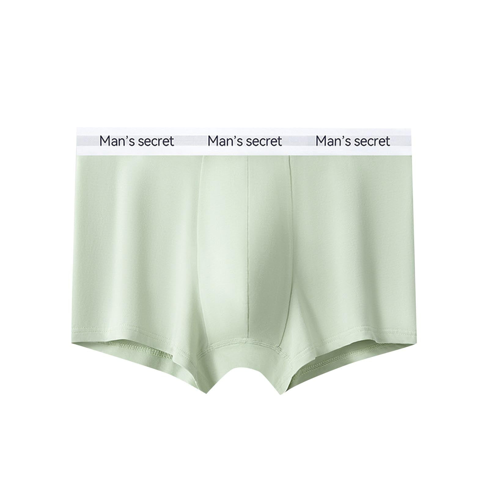 DJDLJWCJ Mens Underwear Boxer Briefs Thin Breathable, Underpant Green ...