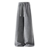 DJDLJWCJ Mens Sweatpants Adjustable Elastic Waist Straight Leg Baggy ...