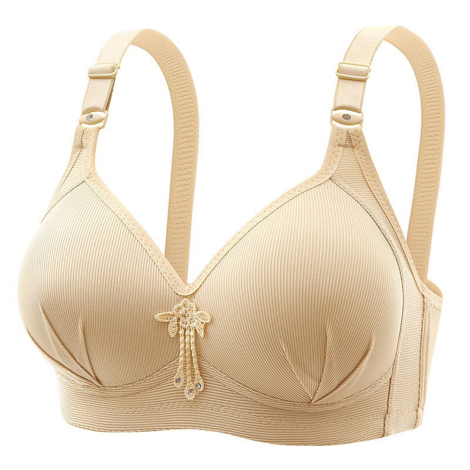 DJDLJWCJ Plus Size Bras for Women Wireless Stretch Lingerie Lightweight ...