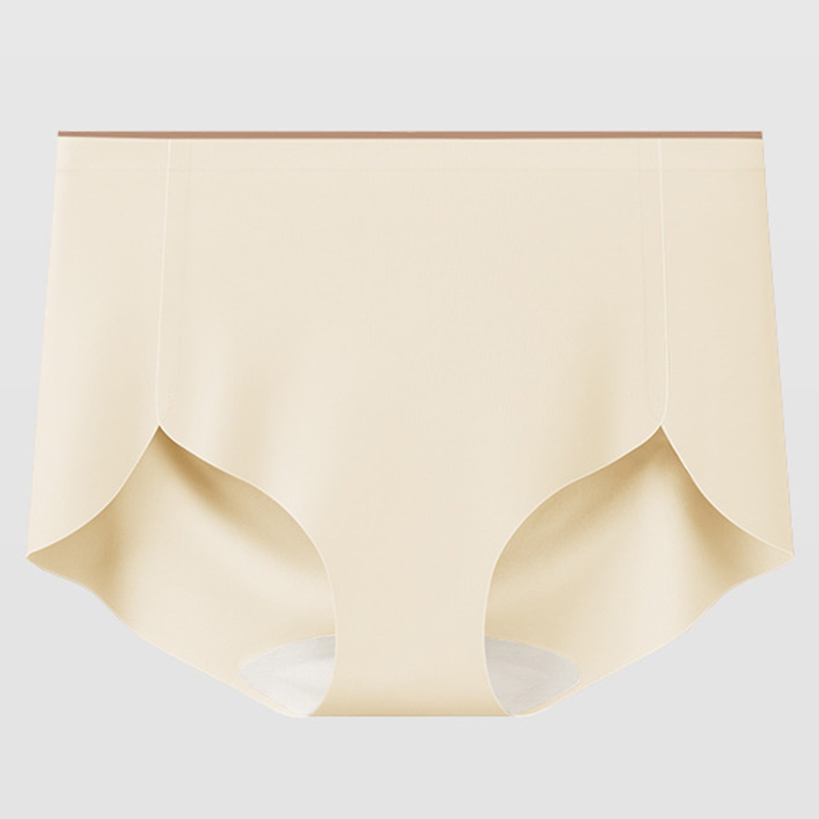 DJDLJWCJ Womens Underwear Briefs Ice silk Mid Waisted Elastic Seamless Ladies Panties, Women’s ...
