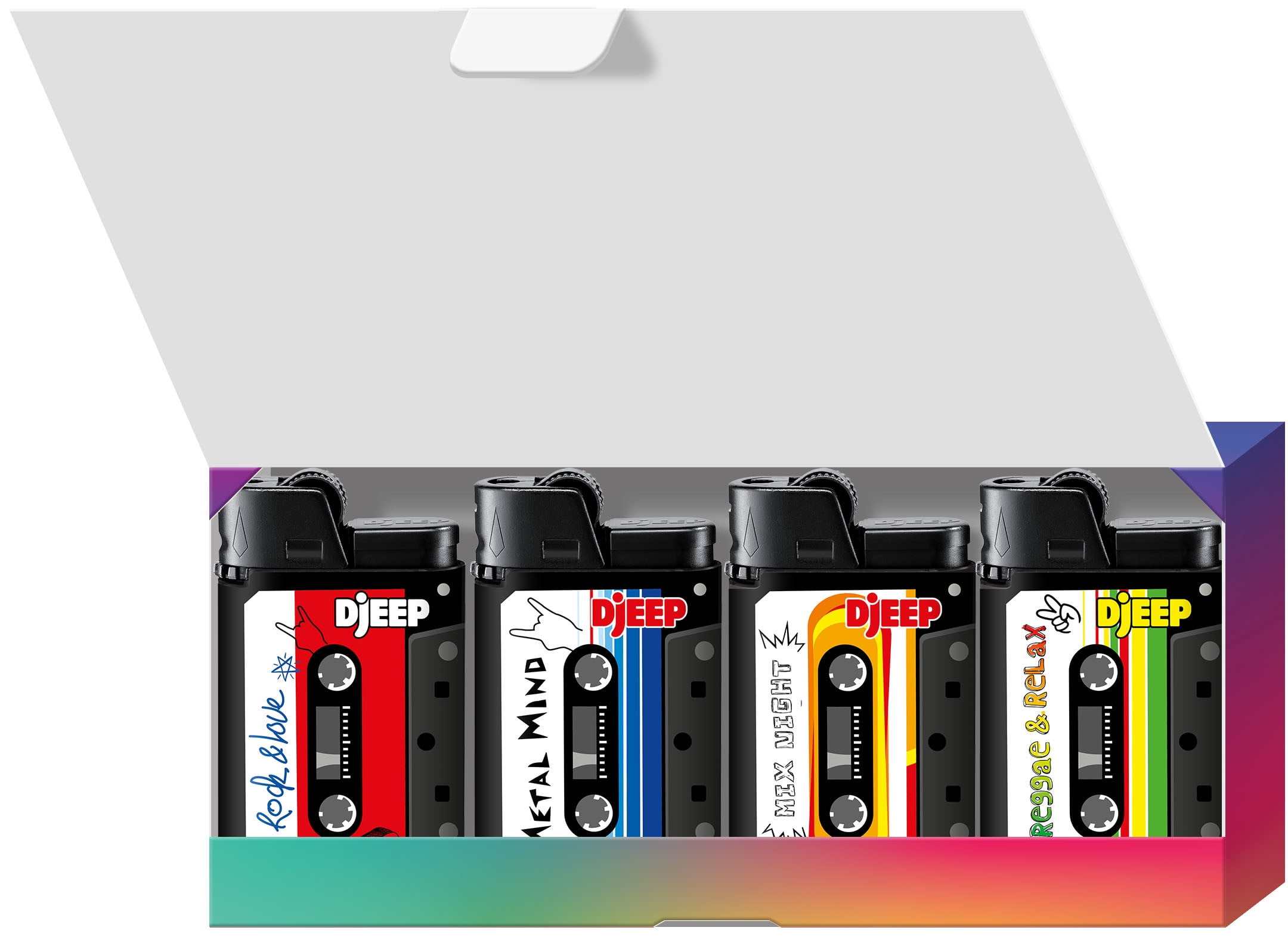 DJEEP Pocket Lighters, LIMITED EDITION Collection, 4 Count Pack ...