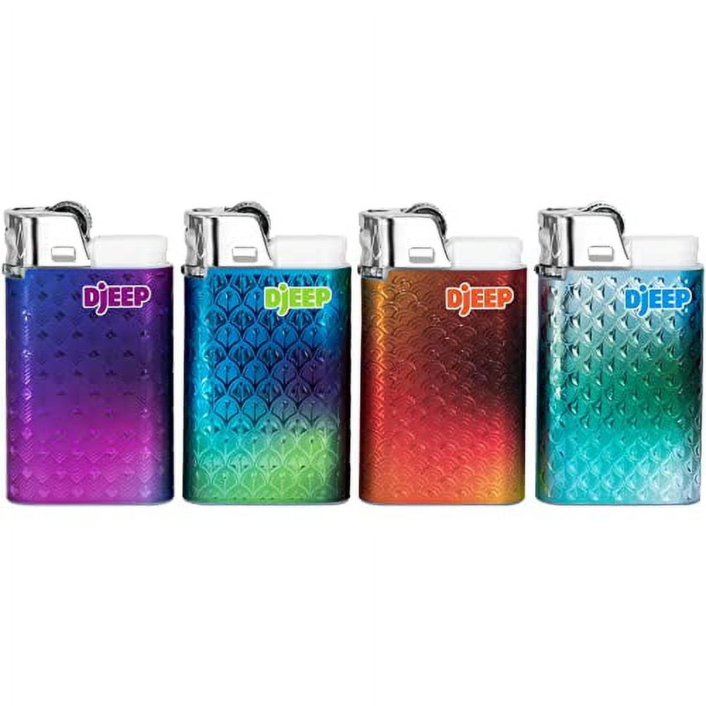 DJEEP Pocket Lighters, Limited Edition Collection Textured Metallic ...