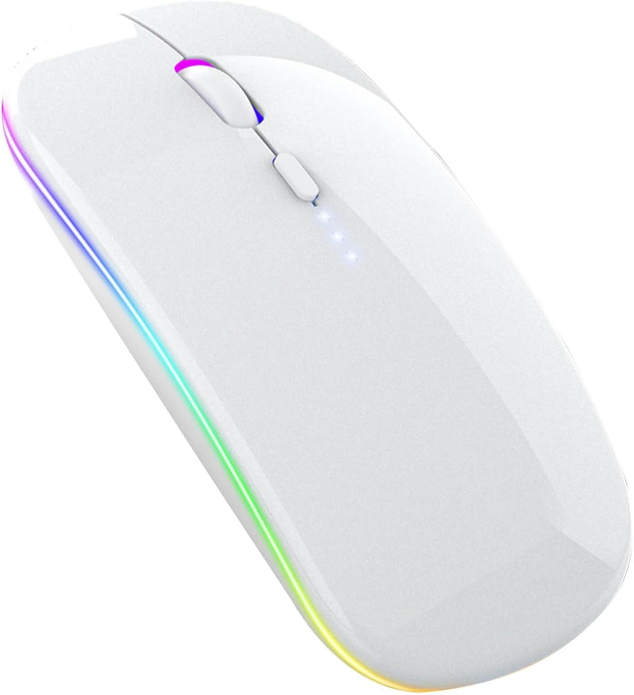 DJH-2.4G+BT5.2 Wireless Bluetooth Mouse, Portable Silent Dual Mode ...