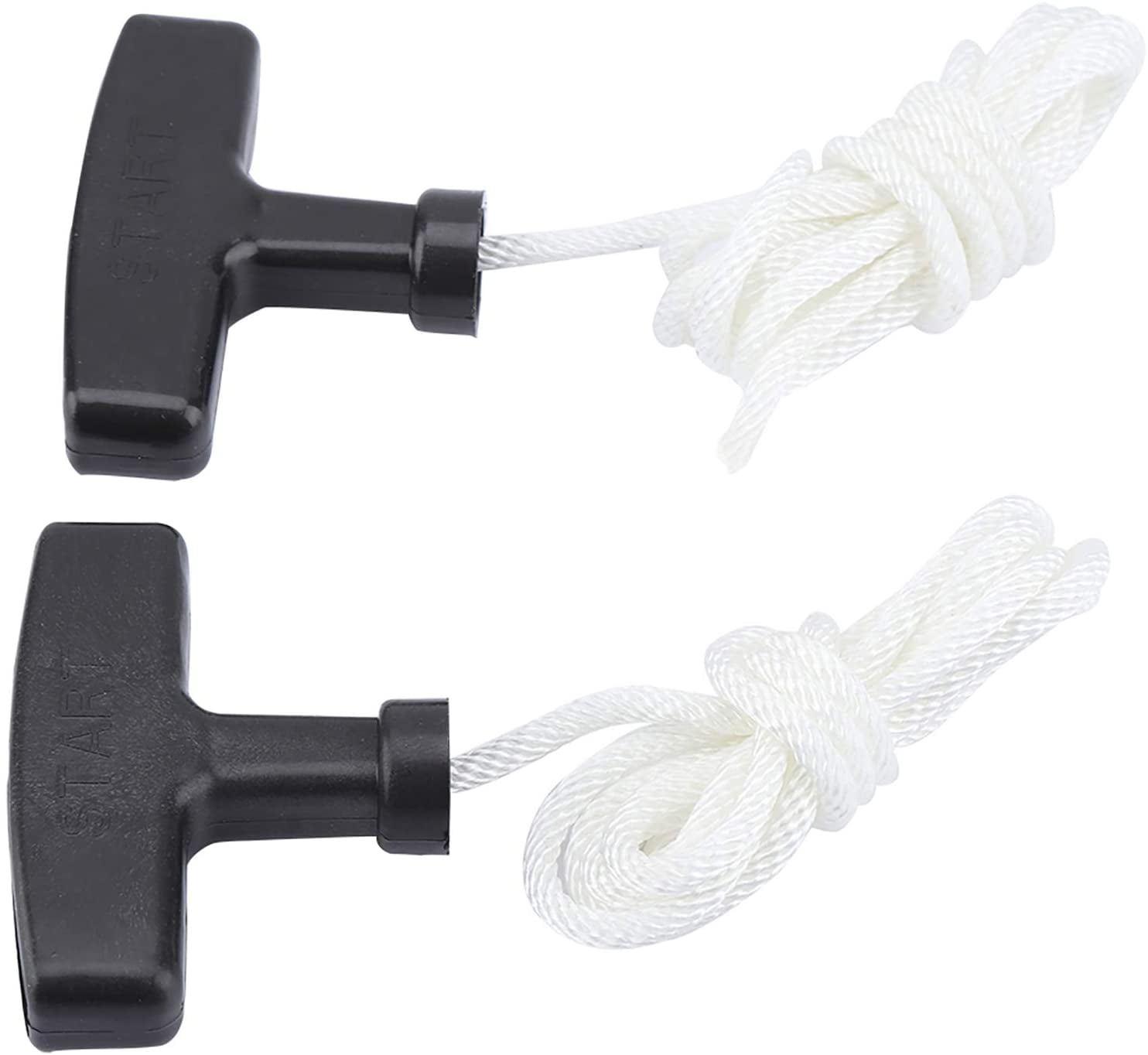 DJH-2Pcs Lawnmower Pull Starter Handle, 1.5M Cord Rope Mower ...