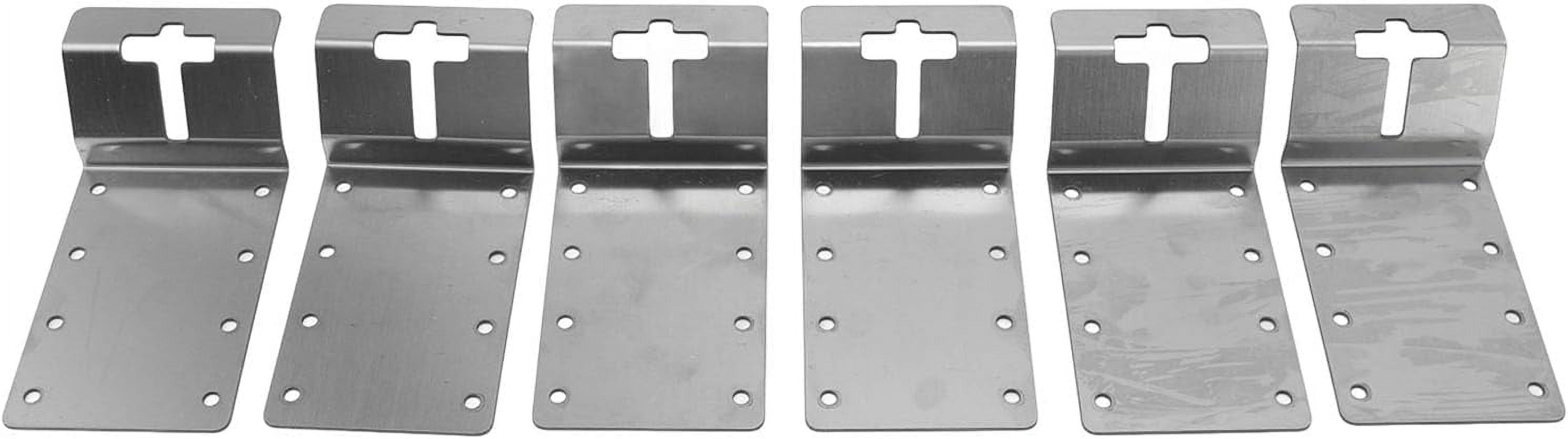 DJH-6PCS T Post Bracket, Heavy Duty Carbon Steel T Post Bracket 3 Inch ...