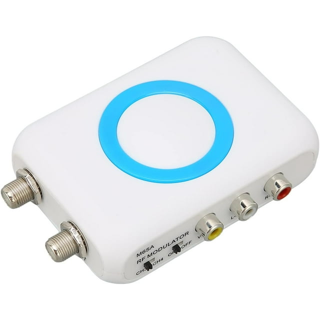 DJH-RF Modulator, RCA to RF Coaxial Adapter, VHF Demodulator Converter ...