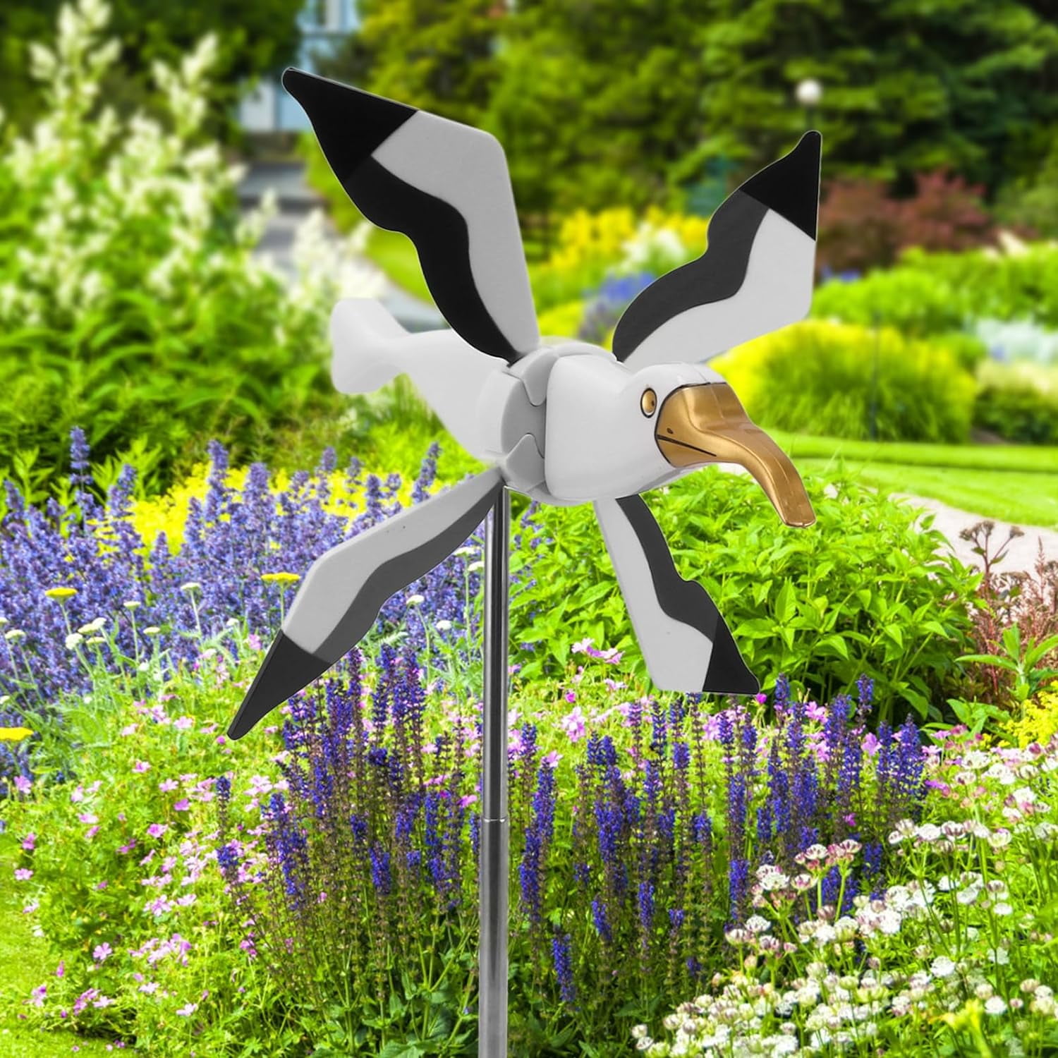 DJH-Seagull Windmill, Seagull Wind Spinner, Flying Wind Seagull, 3D ...