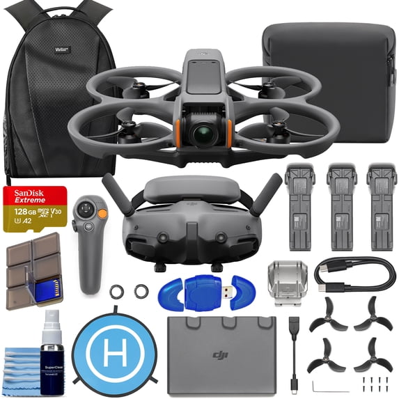 DJI Avata 2 FPV Drone with 3-Battery Fly More Combo CP.FP.00000151.02 ...