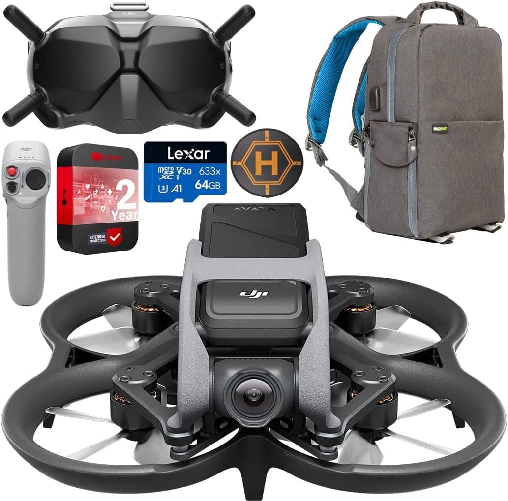 DJI Avata Drone Explorer Combo with Goggles Integra, Motion Controller ...