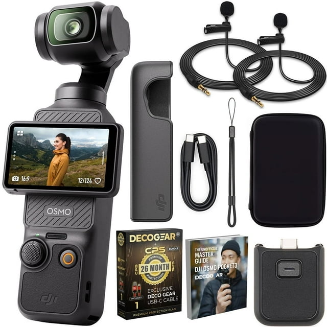 DJI CP.OS.00000301.01 Osmo Pocket 3 4K 120fps Handheld 3-Axis Gimbal ...