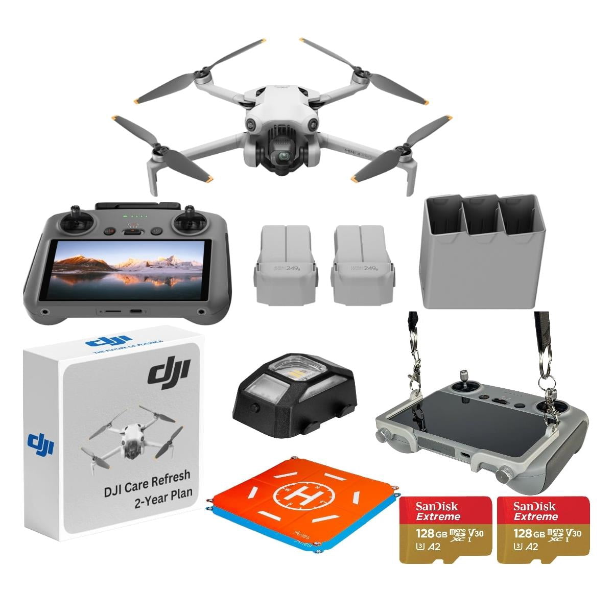 DJI DJI Mini 4 Pro Drone Fly More Combo Plus Bundle with Claw Lanyard ...