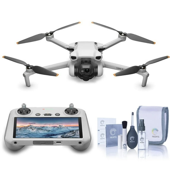DJI Mini 3 Drone with RC Remote Controller and ProOptic Cleaning Kit ...