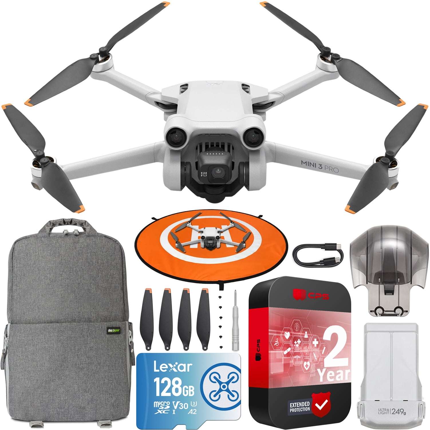 DJI Mini 3 Pro Drone, 4K Video, 48MP Photo, 34-min Flight, Bundle with ...