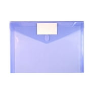YiokJiar 12 Pack Plastic File Envelopes, Clear A4 Letter Size, Snap ...