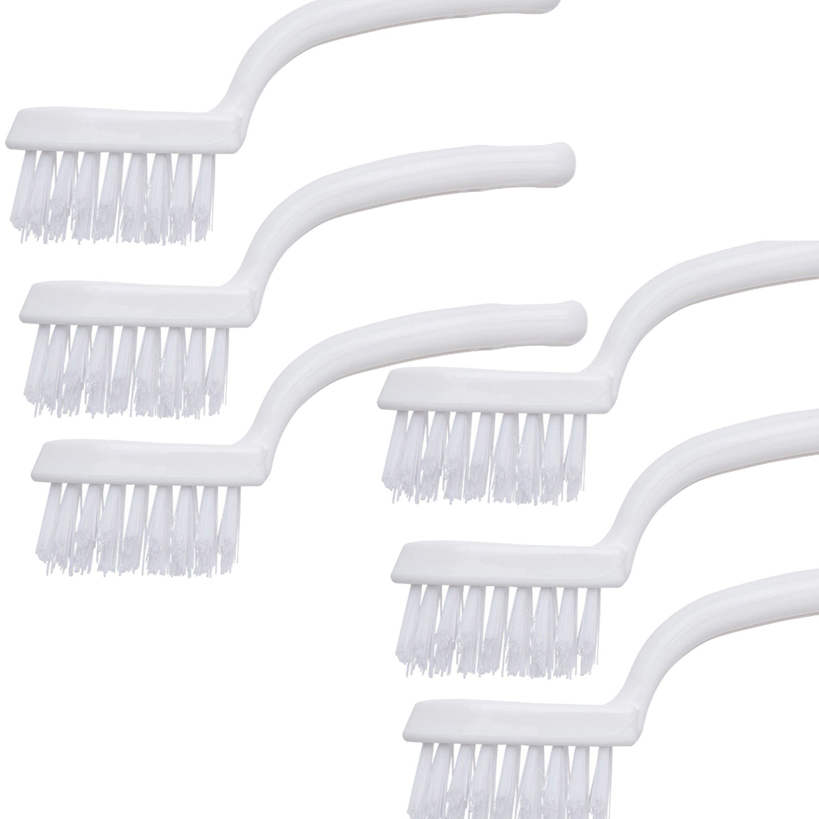 DJJGXAN 6pcs Hard Bristle Crevice Cleaning Brush, Small Cleaning ...