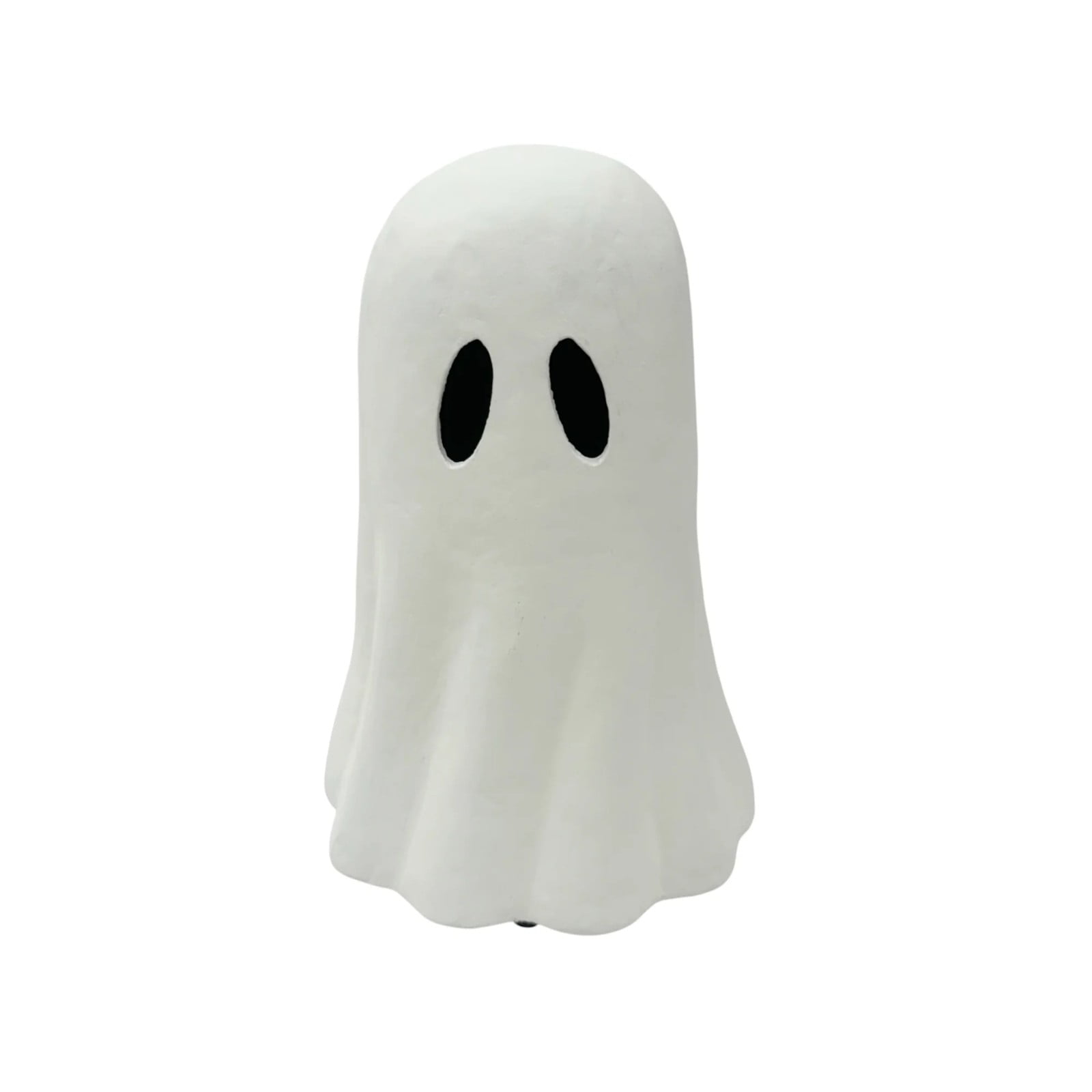 DJJGXAN Paper Mache Ghost Tabletop Decoration, Halloween Resin Ghost Figurines Statue, White, 3. ...