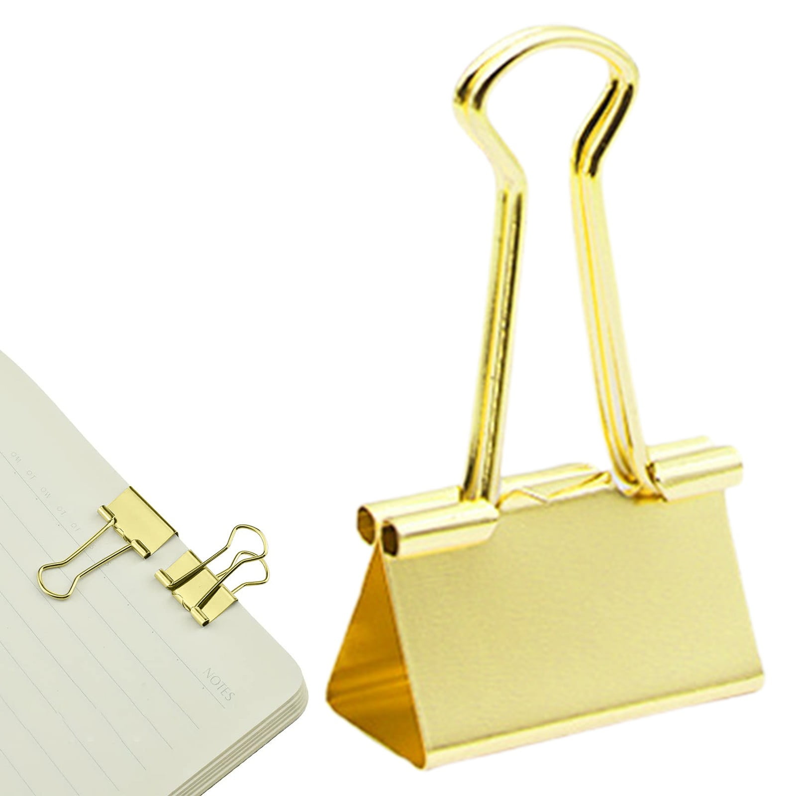 DJJGXAN Sturdy Binder Clips for Office Use, Binder Paper Clips for ...