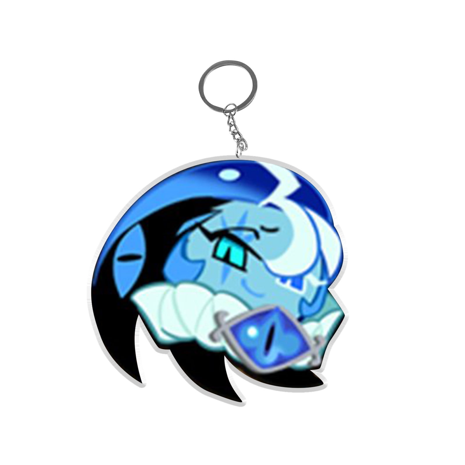 DJKDJL 1.96" Shadow Milk Cookie Keychain from Cookie Run Kingdom, Cute ...
