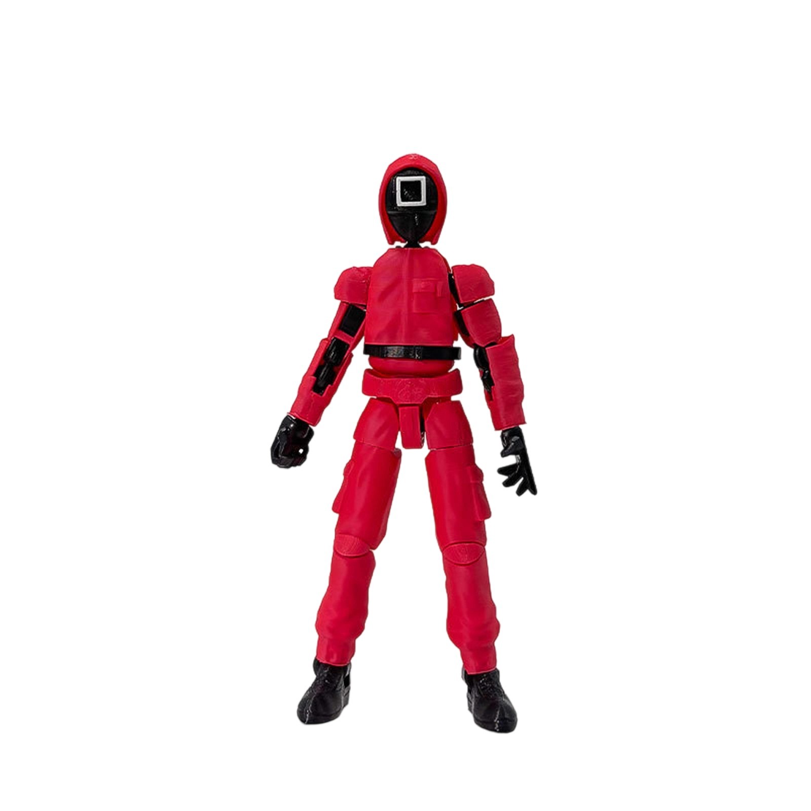 DJKDJL 11.02" Squid Game Action Figure, Guard Soldier with Circle Mask ...