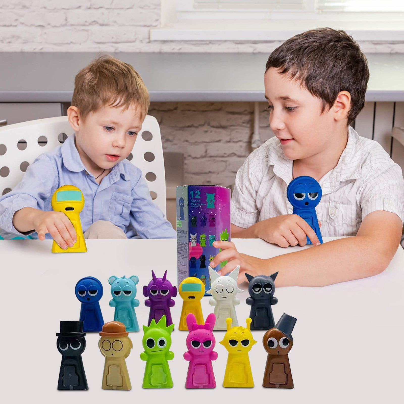 DJKDJL 12 PCS Sprunki Toys Set – Sprunki Collectible Figure Series ...