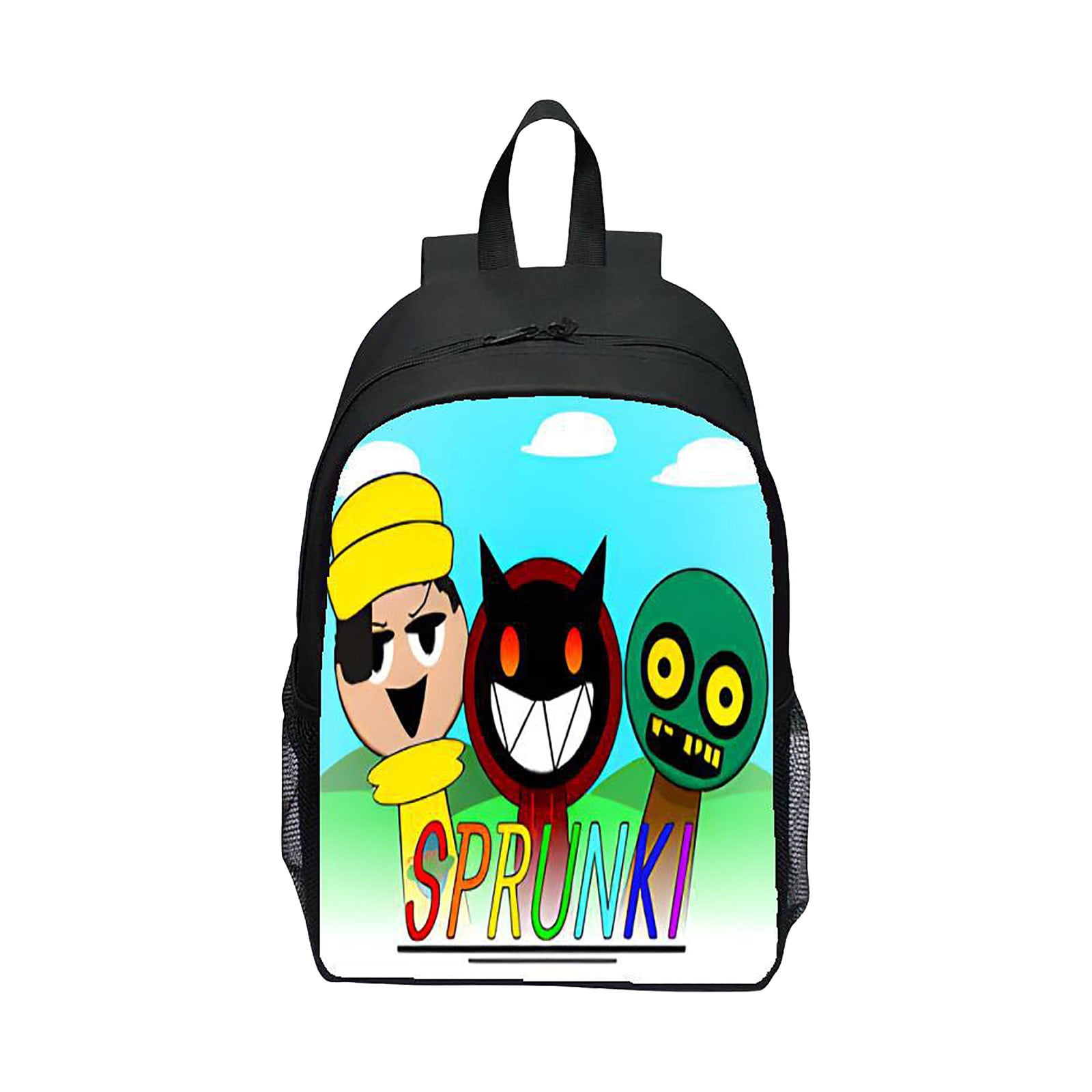 DJKDJL 12" Sprunki Backpack, Colorful Sprunki Characters School Bag ...