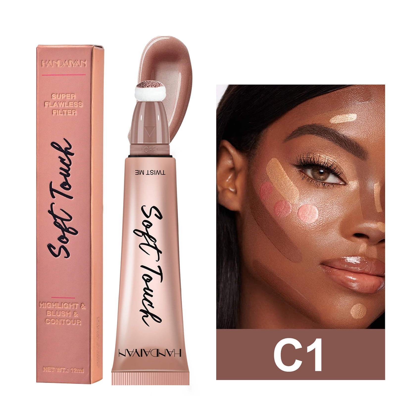 DJKDJL 12ml Liquid Contouring Stick - Liquid Blush Silky Creme ...