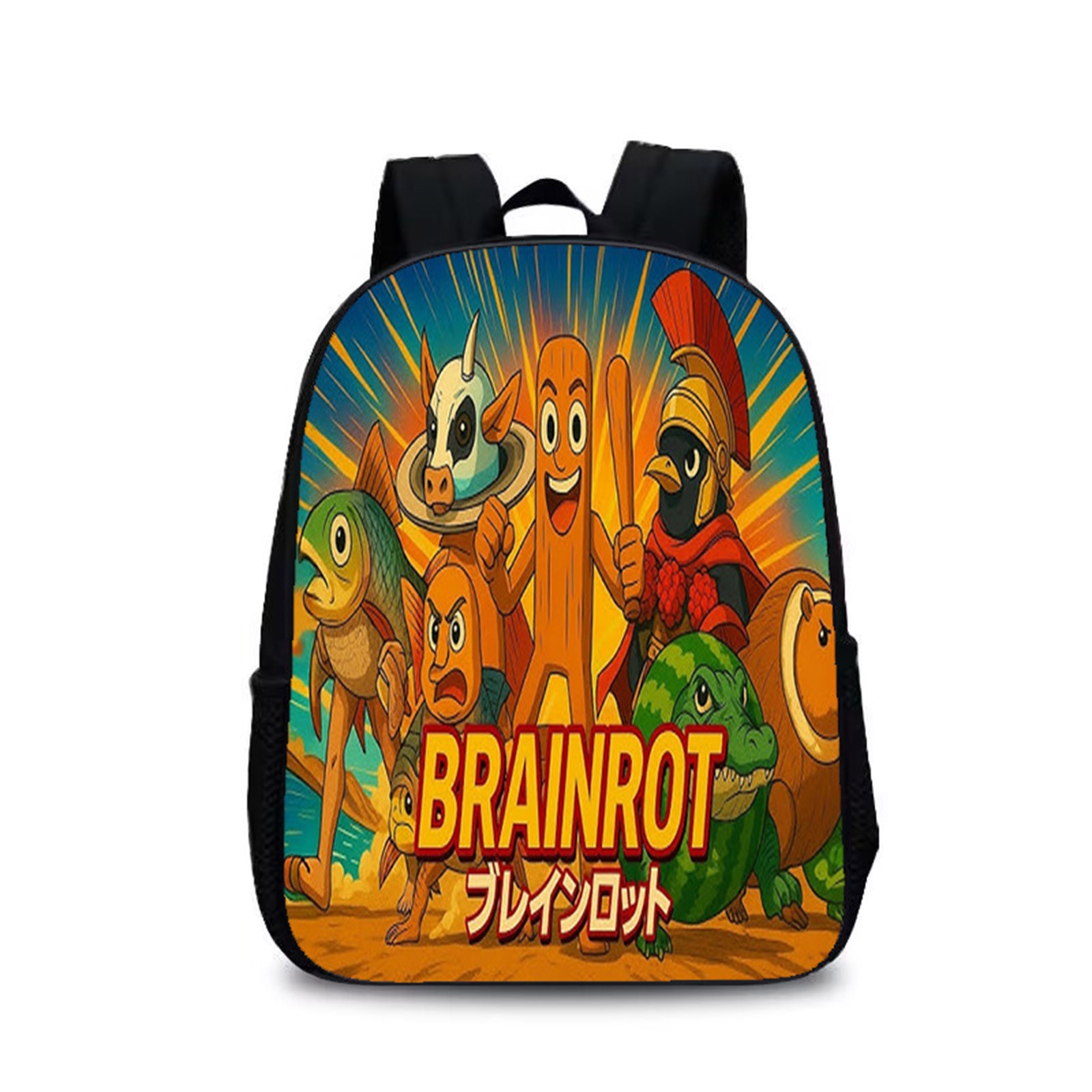 DJKDJL 13.78" Italian Brainrot Backpack, Tralalero Tralala Bookbag with ...