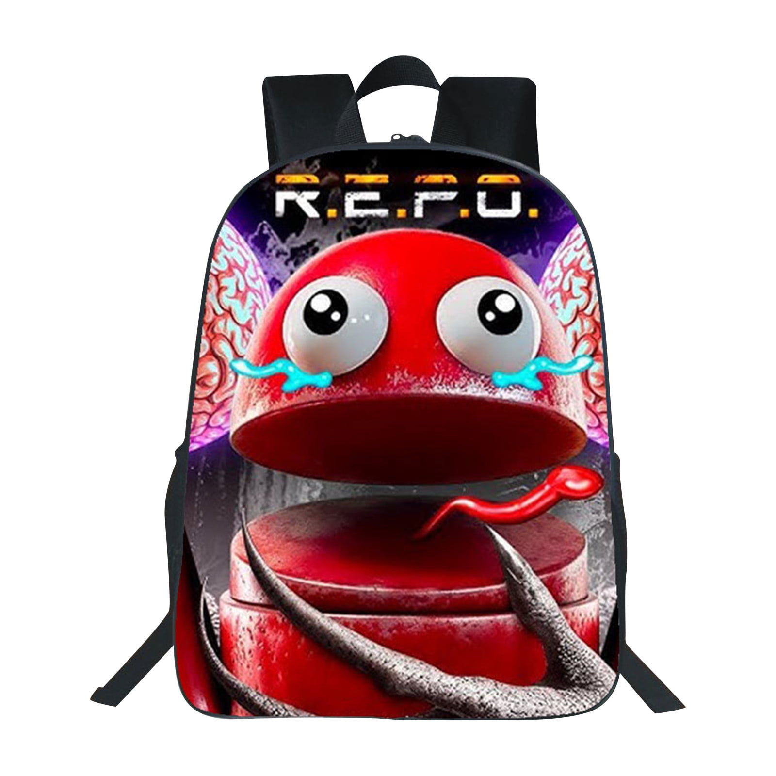 DJKDJL 15" Emotional Red Crying Bot R.E.P.O Backpack, Back to School ...