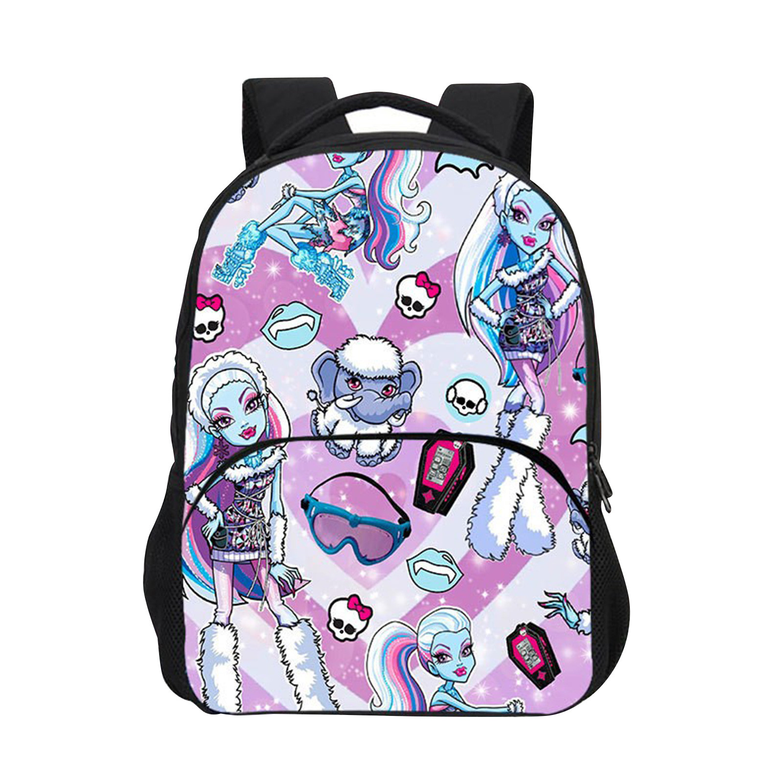 DJKDJL 15" Monster Boo-riginal High Backpack, Winter Style Schoolbag ...