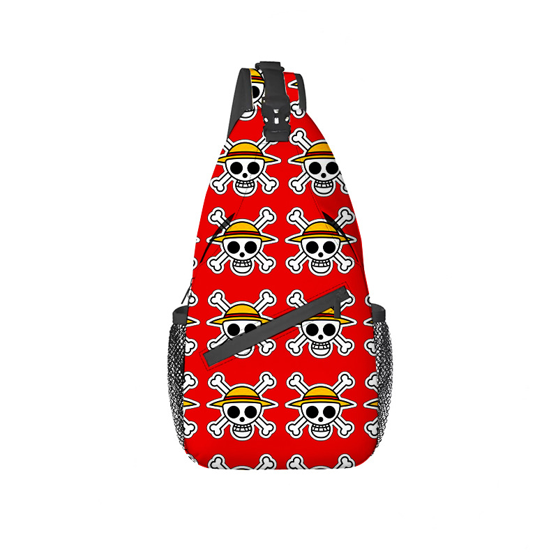 DJKDJL 15" One Piece Backpack, Funny Red Pattern Schoolbag, Lightweight ...