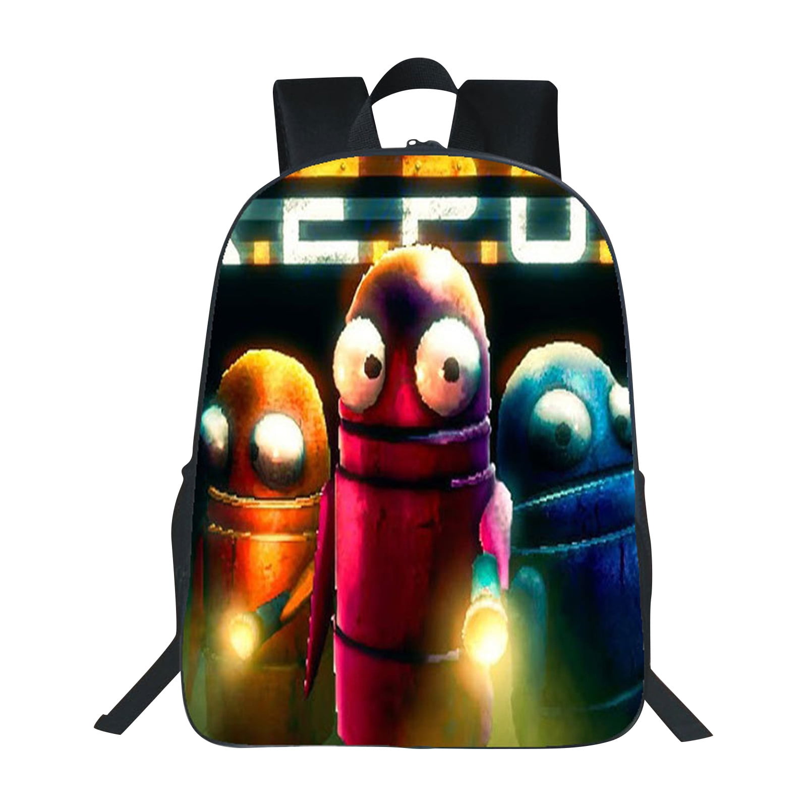 DJKDJL 15" R.E.P.O Adventure Backpack, Horror Theme School Bag with ...