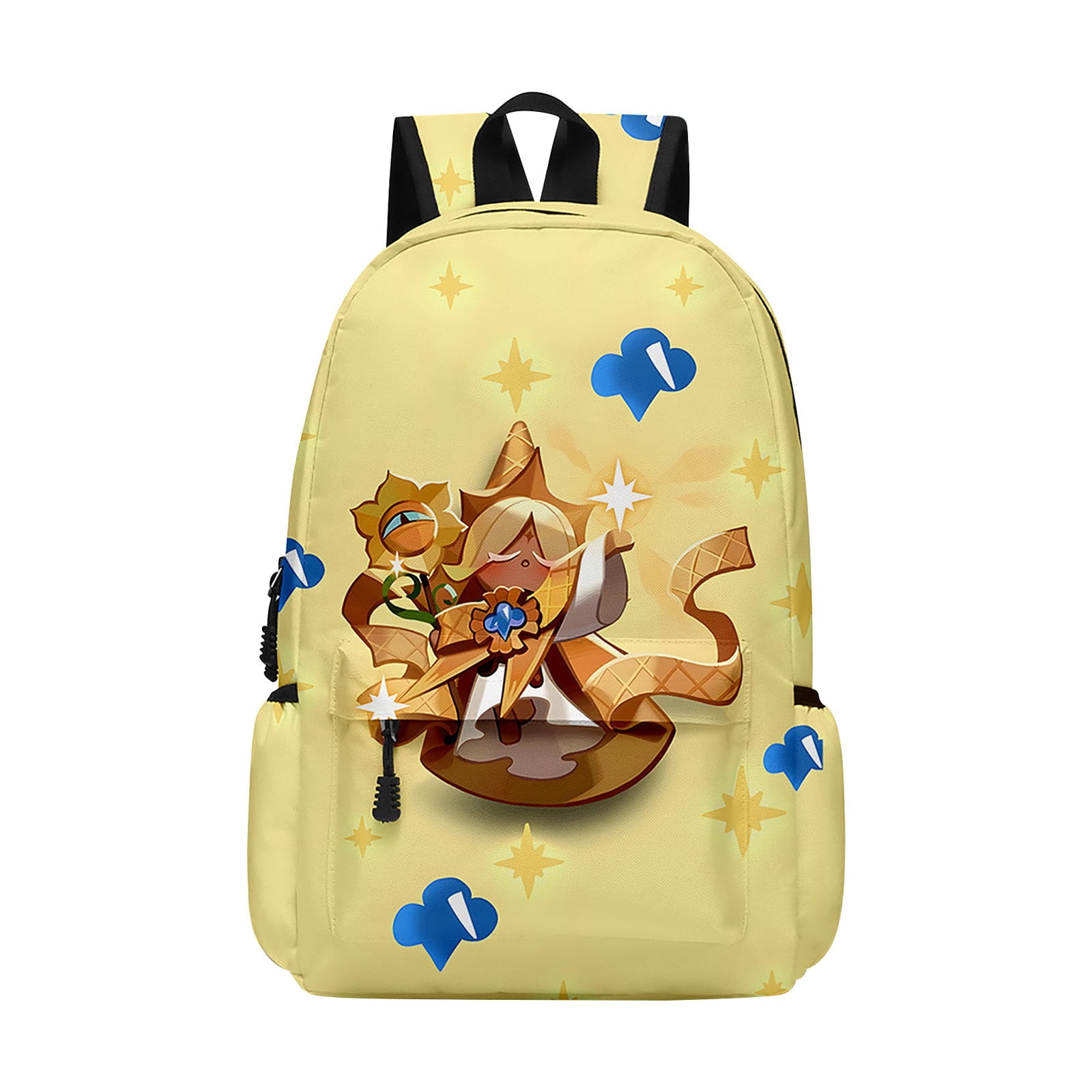 DJKDJL 16" Cookie Run: Kingdom Backpack, Pure Vanilla Cookie Bagpack ...