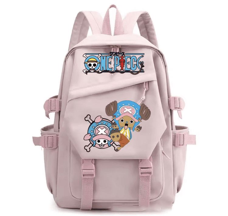 DJKDJL 16" One Piece Backpack, Trafalgar Law Anime Character Schoolbag ...