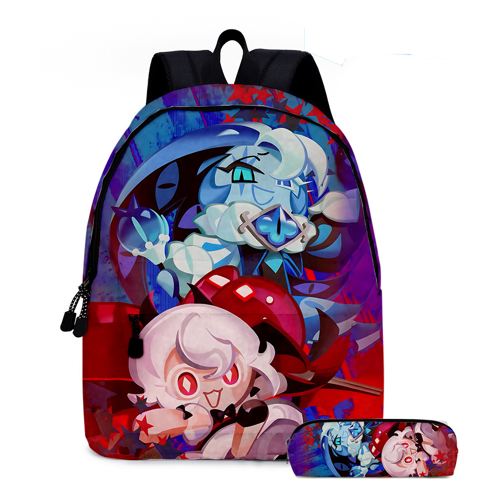 DJKDJL 2 PCS Cookie Run: Kingdom Backpack, Candy Apple and Shadow Milk ...
