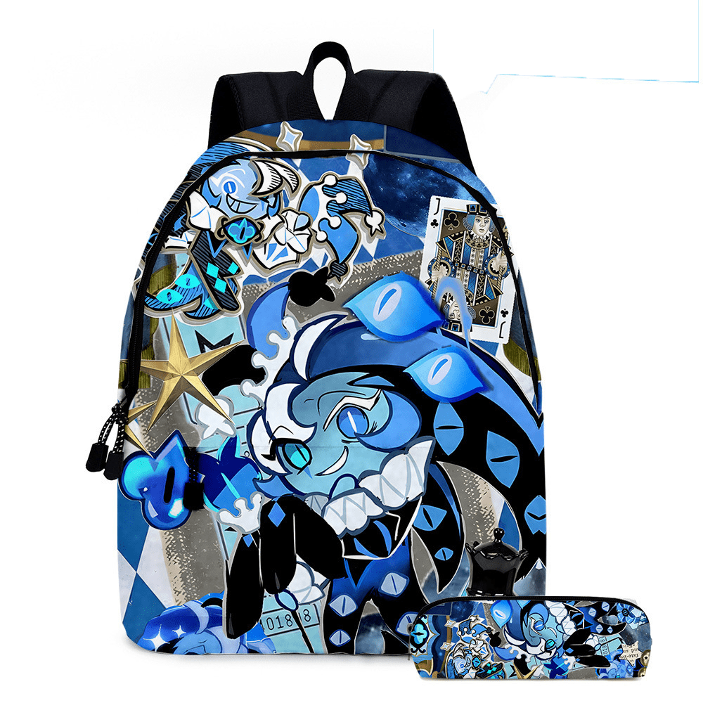 DJKDJL 2 PCS Cookie Run: Kingdom Backpack, Shadow Milk Cookie Bagpack ...